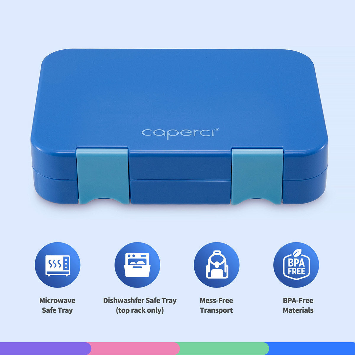 Caperci Versatile Kids Bento Lunch Box